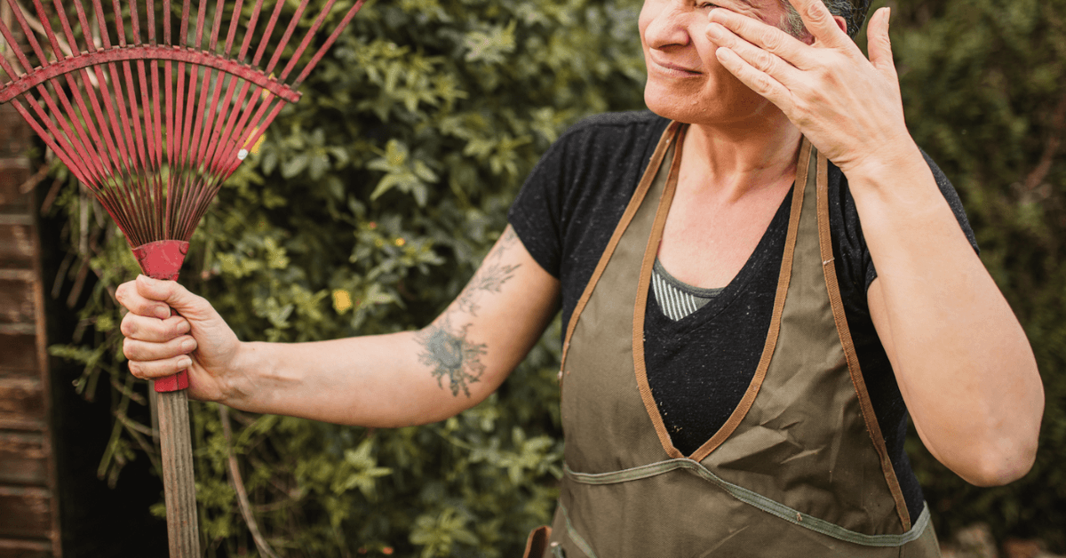 Woman Forced To Help Husband In Yard Despite Plant Allergy