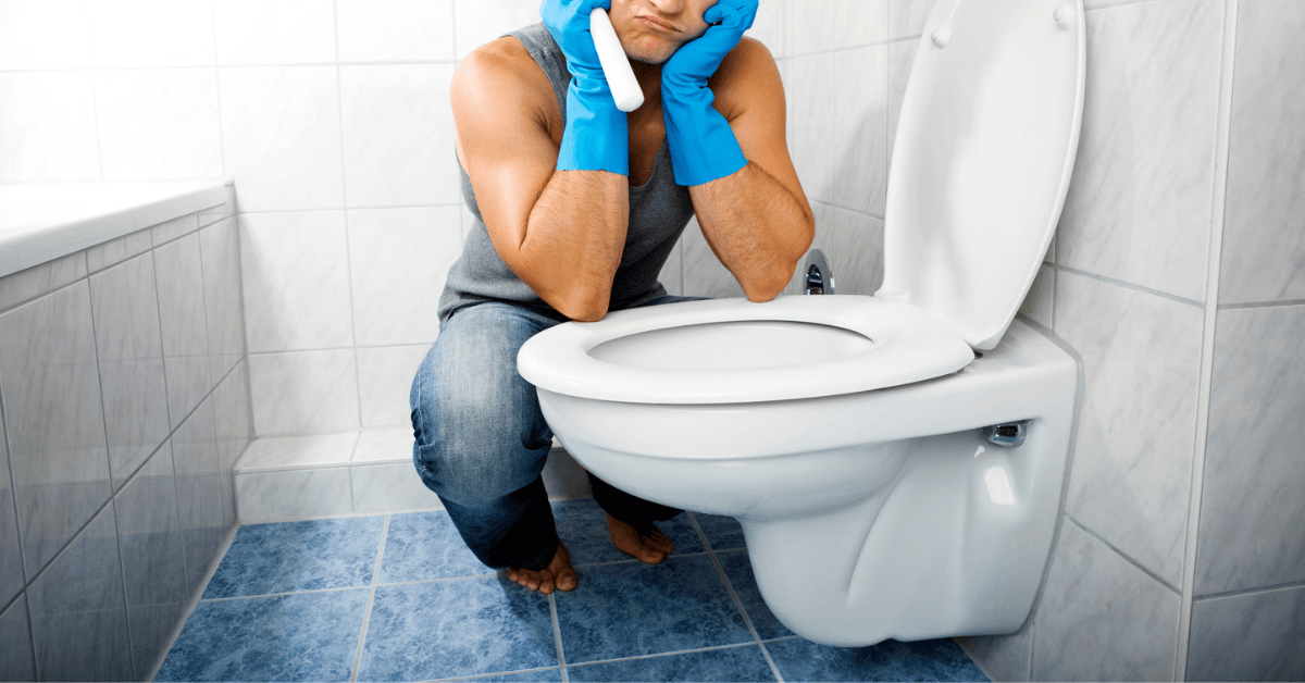 Pregnant Wife Tells Husband He's Cleaning The Toilet Wrong